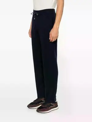 ALBERTO GOZZI Drawstring-waistband Track Pants - Blue