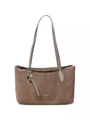 COCCINELLE Suede Logo-detail Shoulder Bag