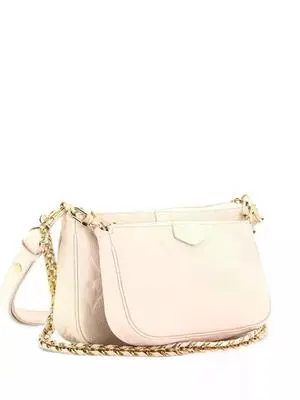 LOUIS VUITTON Multi Pochette Accessoires Monogram Empreinte Giant Crossbody Bag - Neutrals