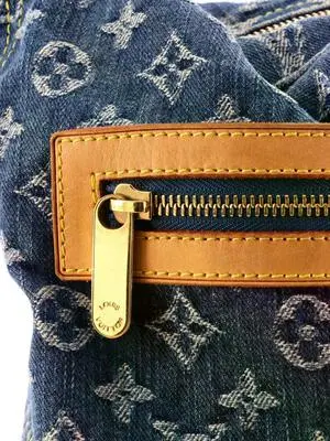 LOUIS VUITTON Baggy Handbag Denim Gm Shoulder Bag