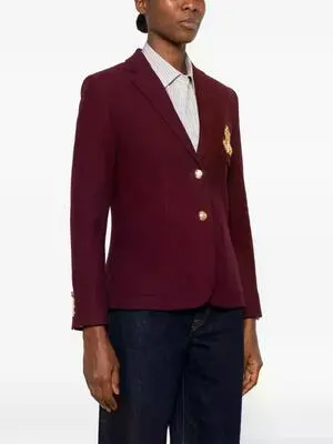 Ralph Lauren Logo-patch Button-up Blazer