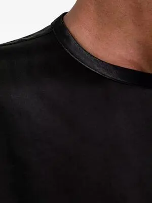 Sisley Satin-finish Short-sleeve Top