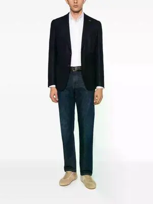 ALBERTO GOZZI Button-down Long-sleeve Shirt - White