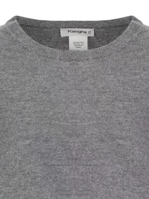 KANGRA Crew-neck Fine-knit Sweater
