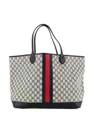 Gucci Ophidia Open Shopping Gg Coated Canvas Large Tote Bag
