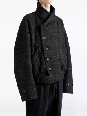 ZIGGY CHEN Asymmetric-front High-neck Jacket