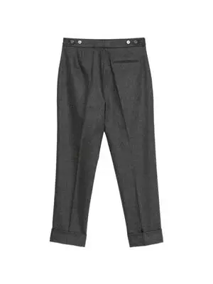PT TORINO Pressed-crease Turn-up Trousers