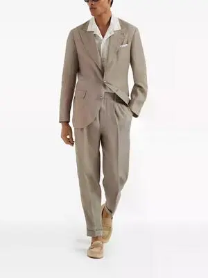 Brunello Cucinelli Paisley-print Linen Shirt