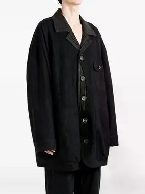 ZIGGY CHEN Layered-detail Button-up Jacket