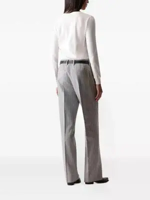 FORTELA Justine Pinstripe-pattern Wool Trousers