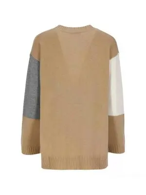 KANGRA Argyle-intarsia V-neck Cardigan