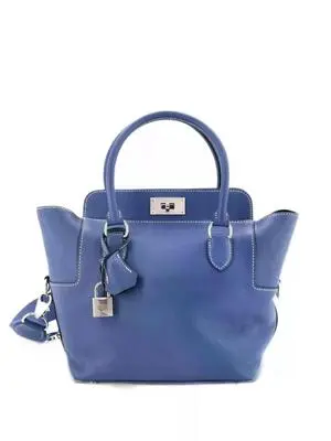 Hermès Verso Toolbox Bag Swift 20 Shoulder Bag - Blue