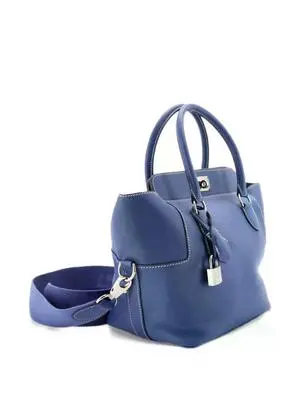 Hermès Verso Toolbox Bag Swift 20 Shoulder Bag - Blue