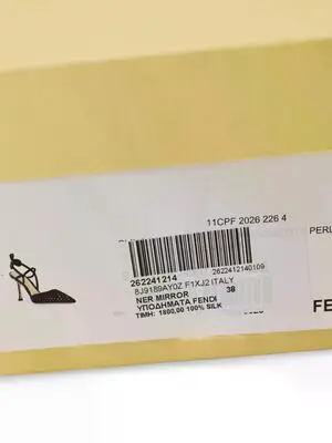 Fendi Very Colibrì Organza High-heeled Slingback