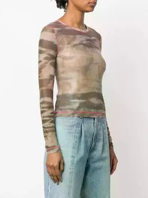 DIESEL® Tie-dye Long-sleeve Top