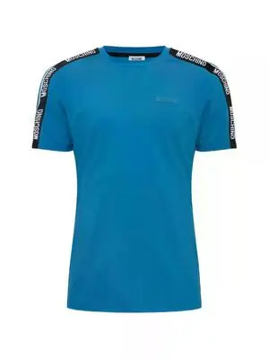 Moschino Active Logo-tape T-shirt - Blue