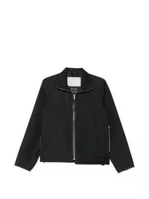 CAMIEL FORTGENS Zip-up Overshirt - Black