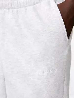 Sporty & Rich Bennett Serif Logo-embroidered Track Pants