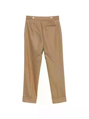 PT TORINO Pressed-crease Turn-up Trousers