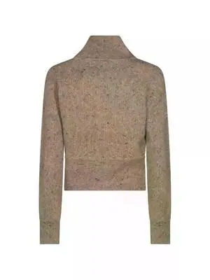 Co Collection Button-fastening Chevron-knit Sweater