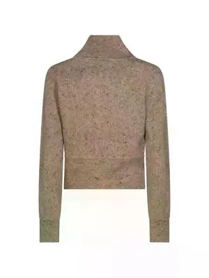 Co Collection Button-fastening Chevron-knit Sweater