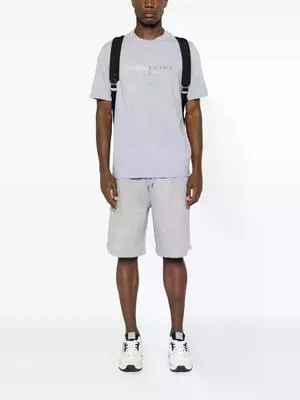 Brunello Cucinelli Slogan-print Mélange T-shirt
