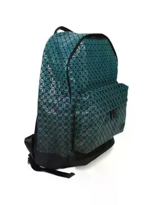 Issey Miyake Daypack Gradual Geometric-panel Backpack - Green