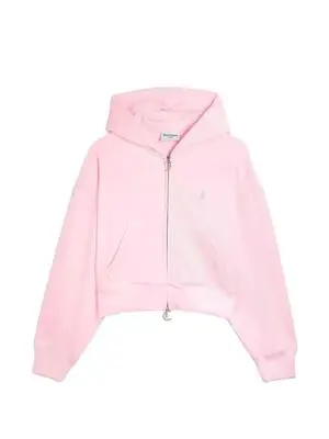 Juicy Couture Velour Bonded Hoodie - Pink