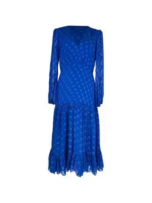Saloni Devon Polka-dot Dress