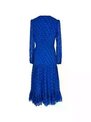 Saloni Devon Polka-dot Dress