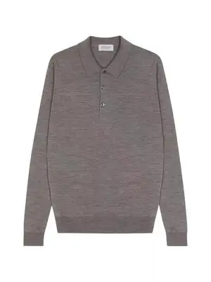 John Smedley Belper Wool Sweater - Grey
