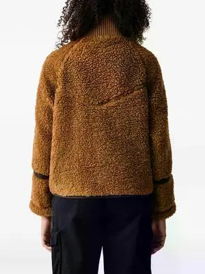 NAPAPIJRI Fleece-texture Zip-up Jacket