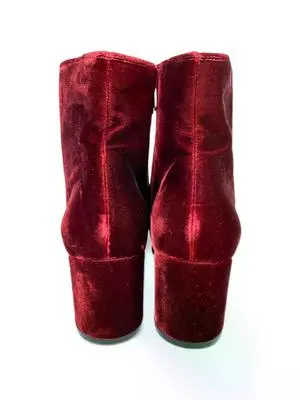 GIANVITO ROSSI Margaux Velvet Ankle Boots