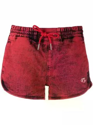 DIESEL® D-sunny Joggjeans Track Shorts - Red