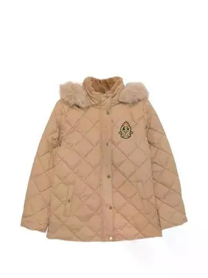 Ralph Lauren Quilted Faux Fur-trim Jacket - Neutrals