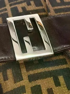 Fendi Zucca Canvas Handbag