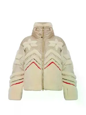 Bogner Felia Shearling-trimmed Ski Jacket - Neutrals