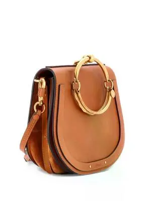 Chloé Nile Leather Medium Crossbody Bag - Brown
