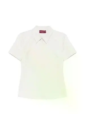 Gucci Gg Cotton Gabardine T-shirt - Neutrals
