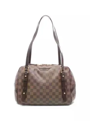LOUIS VUITTON 2010 Gm Damier Ebene Rivington Shoulder Bag - Brown