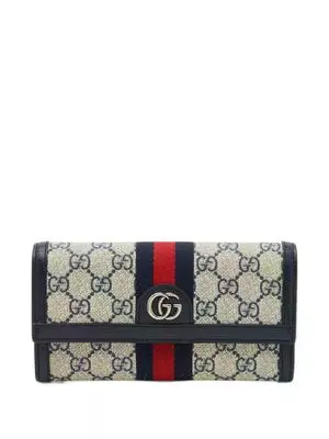 Gucci Ophidia Gg Supreme Wallet - Neutrals