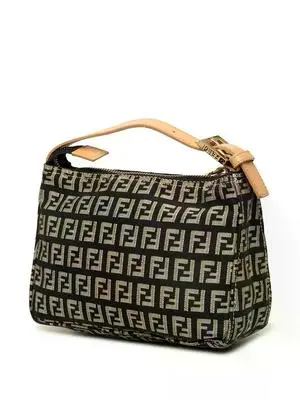 Fendi 2000-2010 Zucchino Canvas Handbag