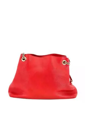 Gucci Soho Chain Strap Leather Medium Shoulder Bag - Red