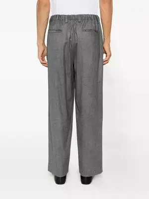 SSSTEIN Pleated Wide-leg Trousers