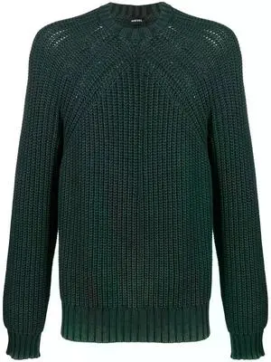 DIESEL® Ribbed Knit Sweater - Blue