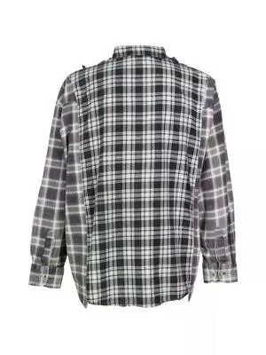 Needles Ribbon Patchwork Flannel Shirt