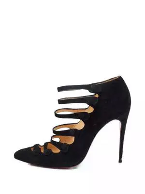 CHRISTIAN LOUBOUTIN Viennana Pointed-toe Pumps - Black