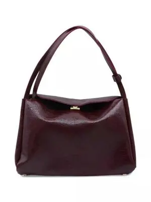 THEMOIRE Crinkled-finish Shoulder Bag - Red