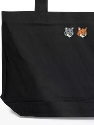 Maison Kitsuné Double Fox Head Tote Bag