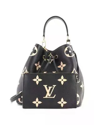 LOUIS VUITTON Neonoe Handbag Bicolor Monogram Empreinte Giant Mm Bucket Bag